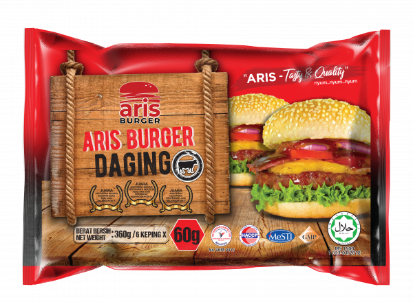 Aris Burger Daging 60g - Arisprop Capital Berhad